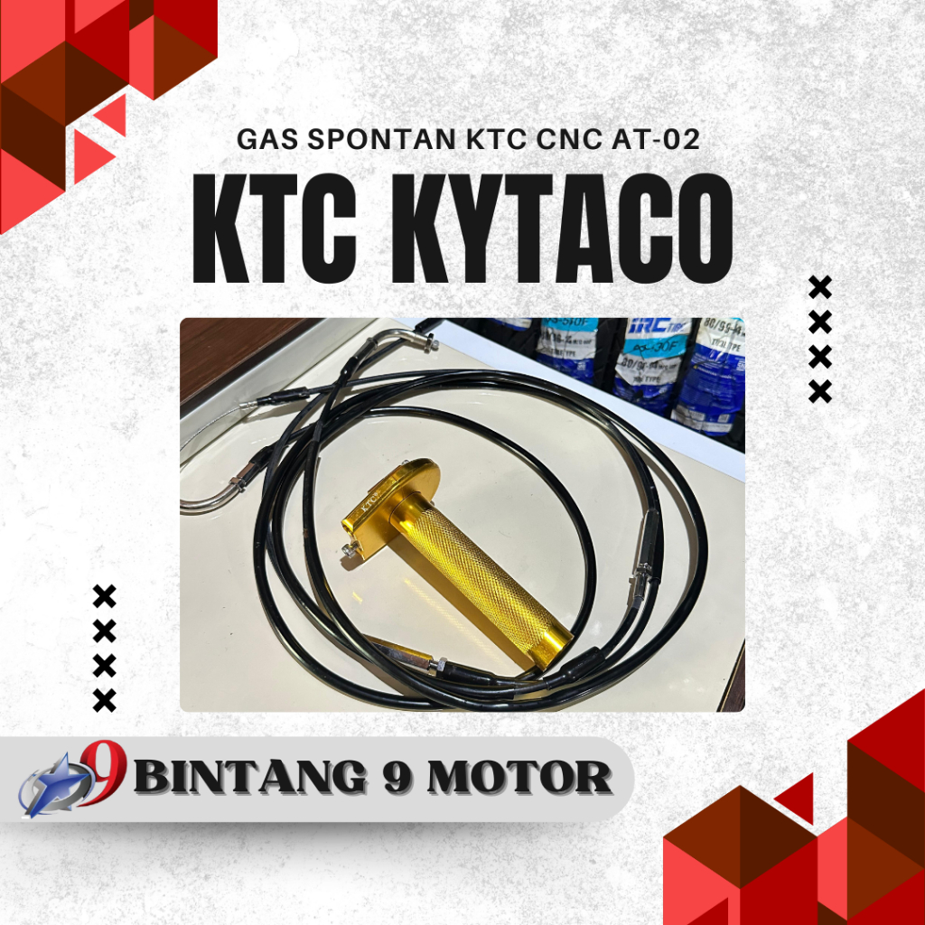 Jual GAS SPONTAN KTC CNC AT-02 KABEL 2 UNIVERSAL MOTOR-BINTANG SEMBILAN ...