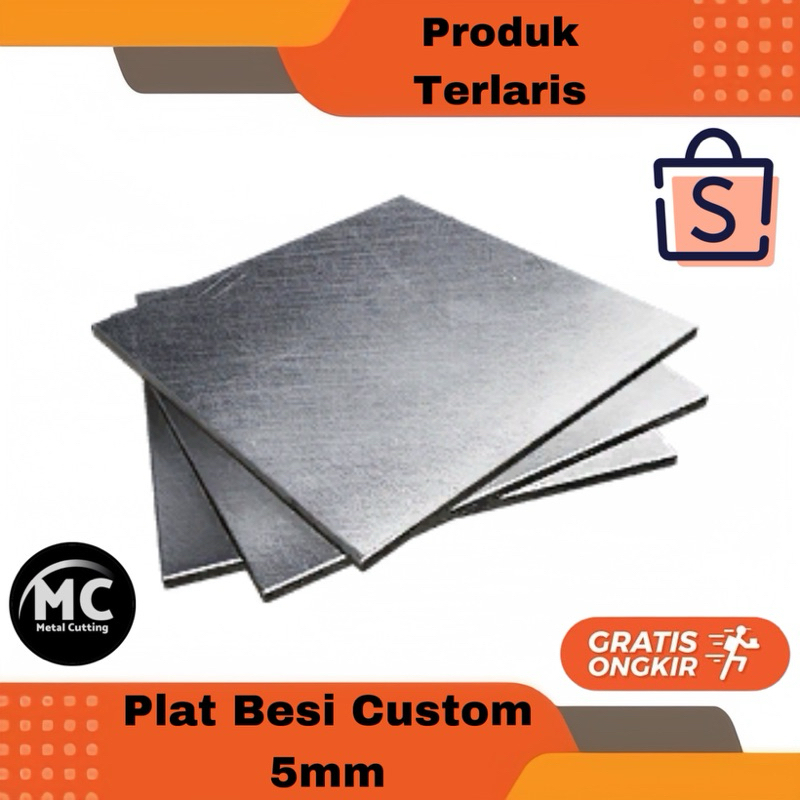 Jual Plat Besi Custom Cutting 5mm | Shopee Indonesia