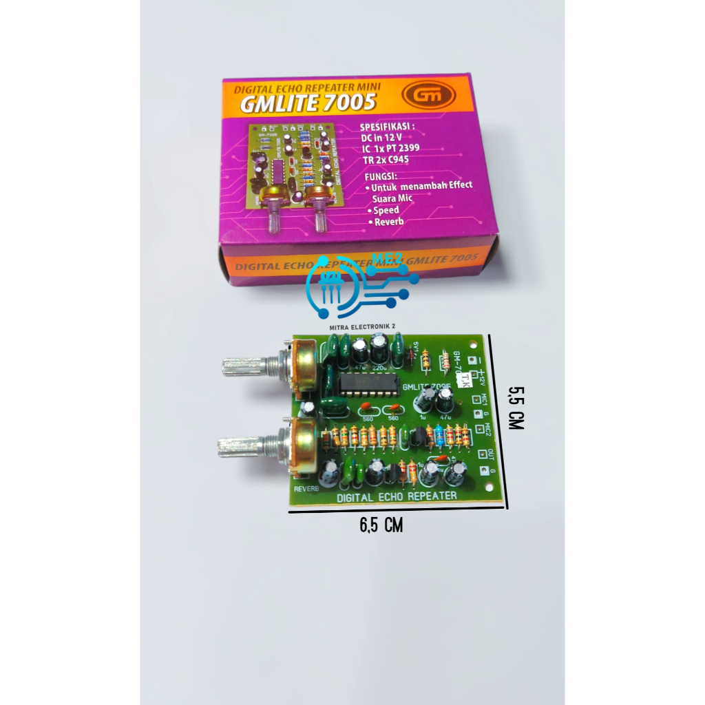 Jual Rakitan Power Amplifier Kit Modul Digital Echo Repeater Mini Gm ...