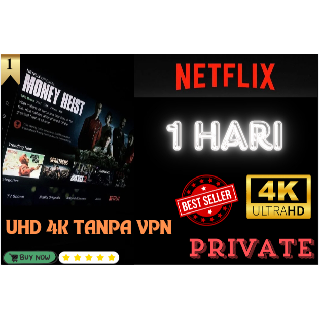 Jual Netlfxxx sharing 1 hari full garansi premium amanah 100% | Shopee Indonesia