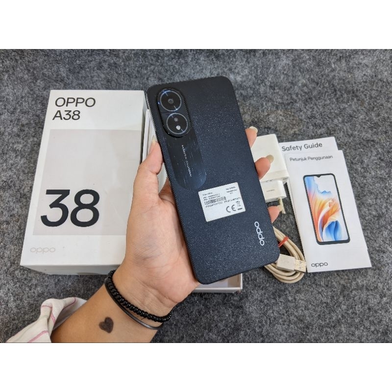 Jual Oppo A38 Ram 4/128 GB Fulset Nominus Original | Shopee Indonesia