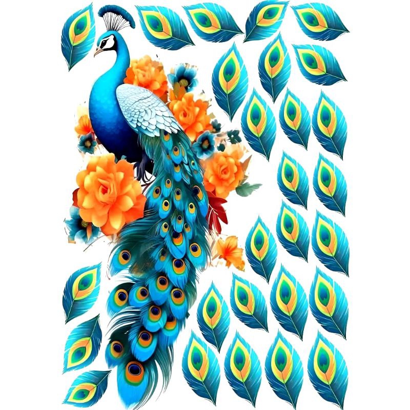 Jual BURUNG MERAK // TOPPER BURUNG MERAK // TOPPER MERAK UNTUK BUKET ...