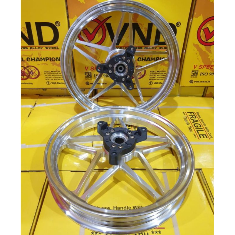 Jual VELG RACING VND V SPEED V-2 YAMAHA NMAX NEW NMAX OLD 155~CHROME ...