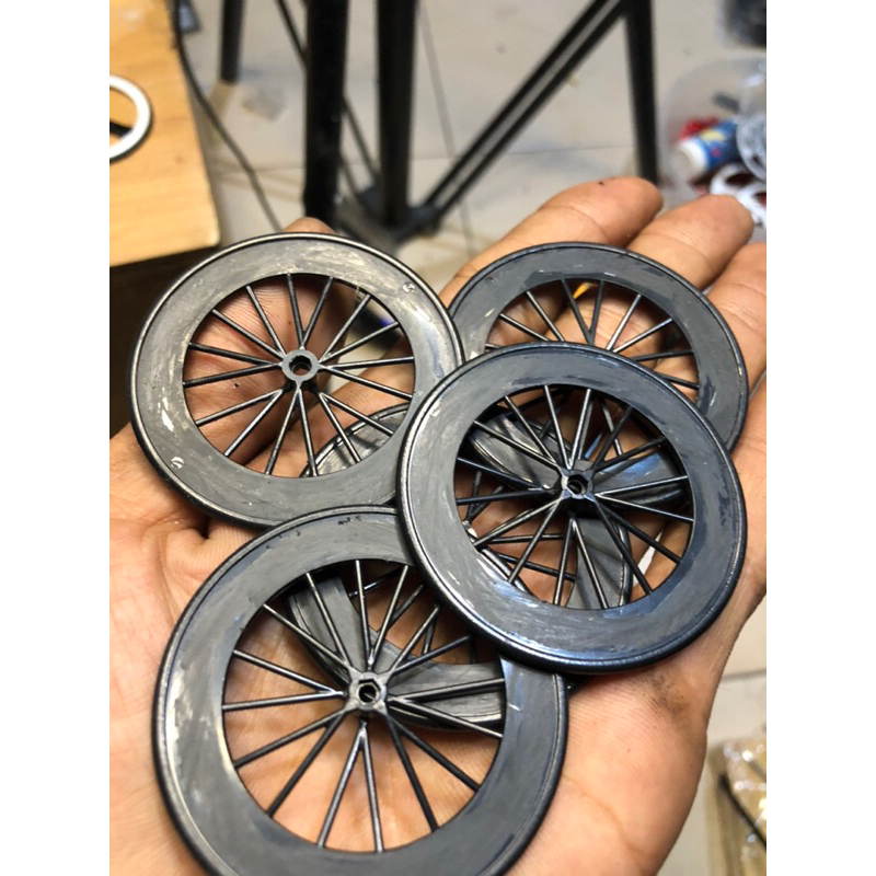 Jual 1 pasang whleelset miniatur fixie polosan | Shopee Indonesia