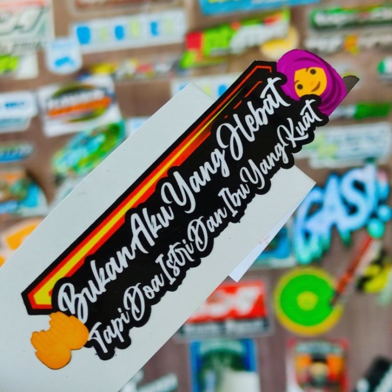Jual stiker motor / Bukan aku yang hebat | Shopee Indonesia