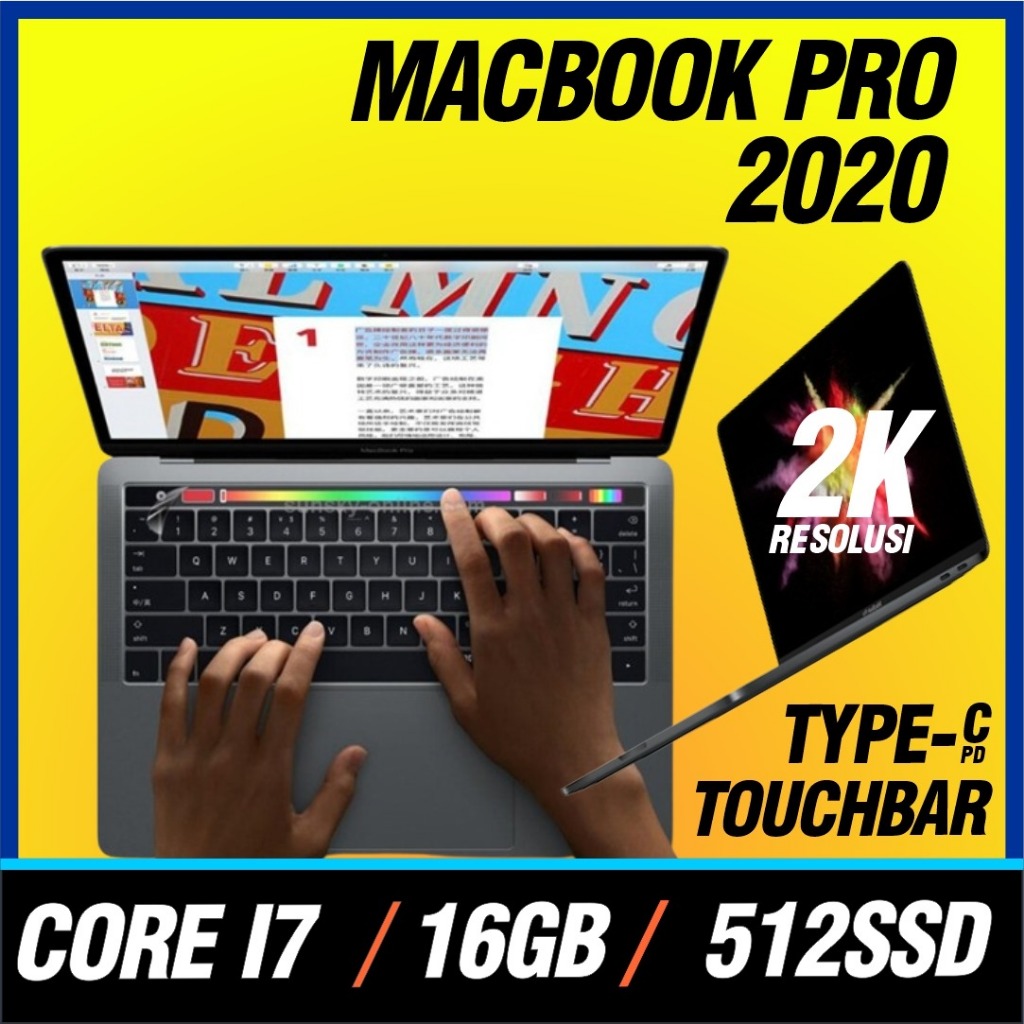 Jual apple MACBOOK PRO-Core i7-32GB RAM-1TB SSD-13inc-TOUCHBAR-2020 ...