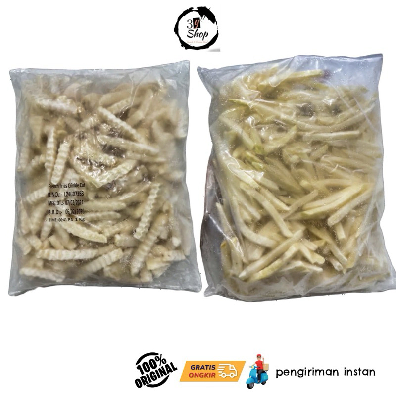 Jual KENTANG GORENG BEKU KILOAN 1 kg | Shopee Indonesia