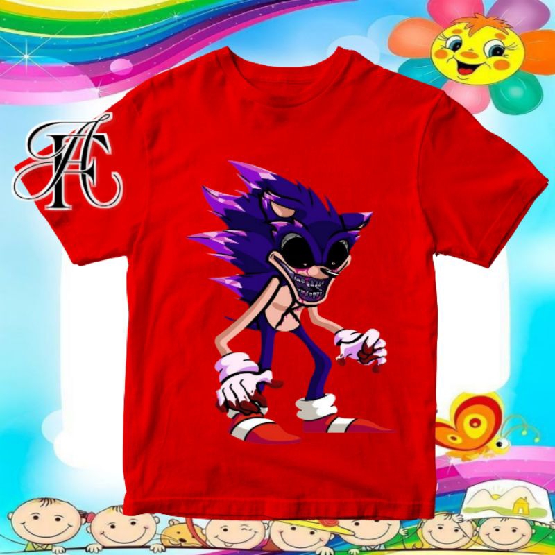Jual SONIC FREE NAMA KAOS ANAK KARAKTER SONIC 3D | Shopee Indonesia
