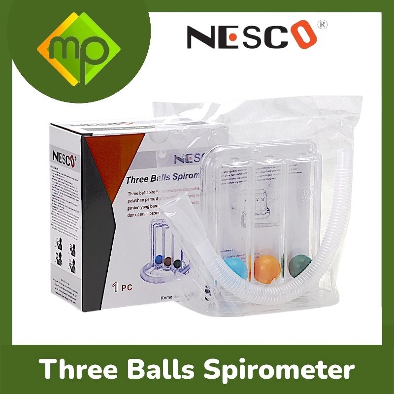Jual Nesco SQ-01 Three Balls Spirometer Spirometer Manual Nesco Spirometri Ball | Shopee Indonesia