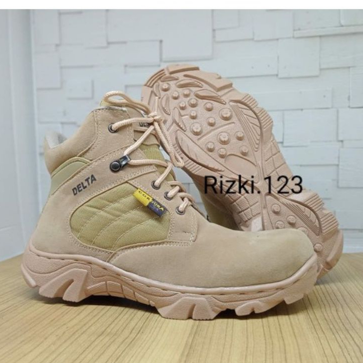 Jual SEPATU SAFETY BOOTS DELTA UJUNG BESI TACTICAL HIKING ADVENTURE ...