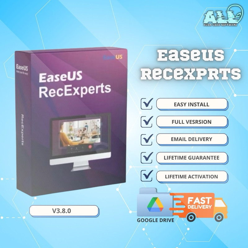 Jual EaseUS RecExperts Pro v3.8.0 Full Version (Versi Terbaru) | Shopee Indonesia
