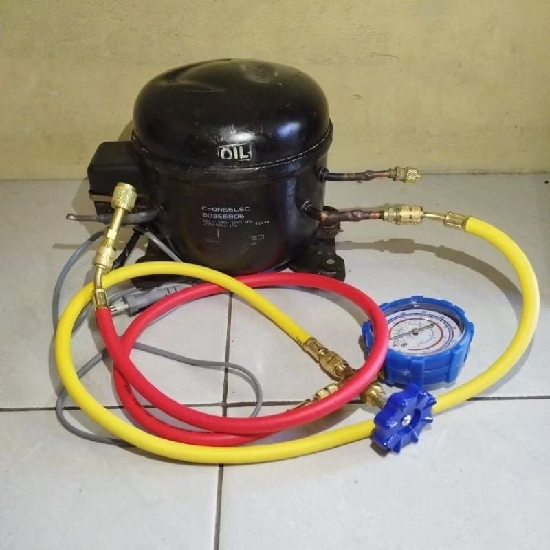Jual ALAT VACUM AC DAN KULKAS SATU SET PLUS MANIFOLD MULTI , SELANG 2 ...