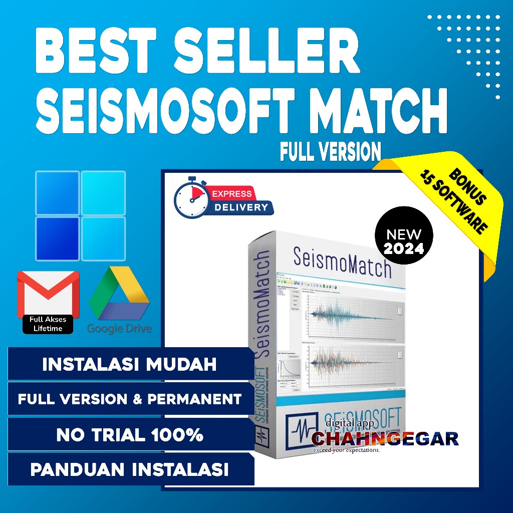 Jual SeismoSoft Seismo Match 2024 Full Software akselerometer seismik algoritma wavelet ...