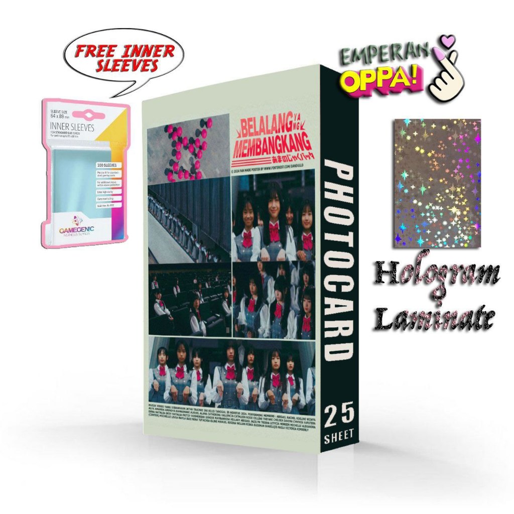 Jual [2 Sisi ] Photocard JKT 48 Cita Cita Masa Kecil Hologram Isi 25 Pcs | Shopee Indonesia