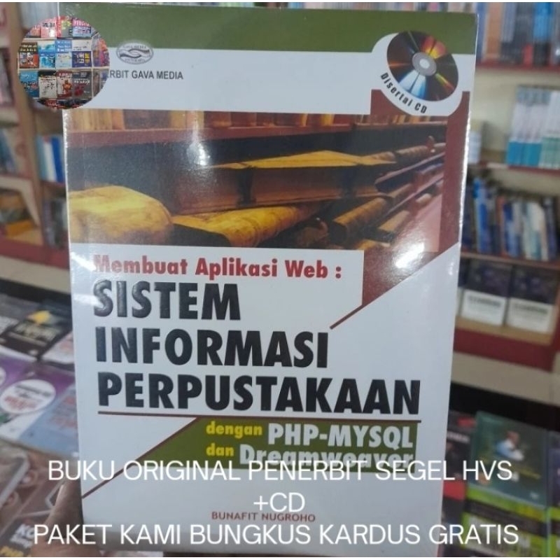 Jual Membuat Aplikasi Web Sistem Informasi Perpustakaan Dengan Php-Mysql Dan Dreamweaver+CD ...