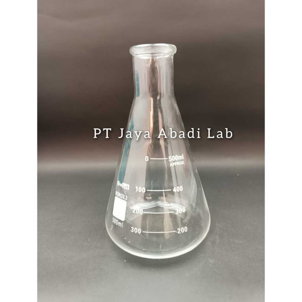 Jual labu tabung Erlenmeyer Erlemeyer flash 500ml 500 ml 500 cc 500cc ...
