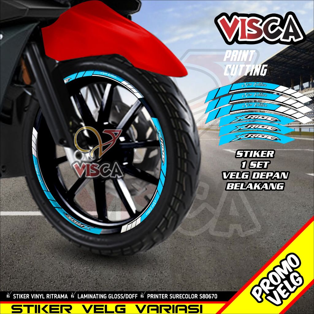 Jual Stiker Velg X Ride List Velg Motor Stiker Velg X Ride A04 | Shopee ...