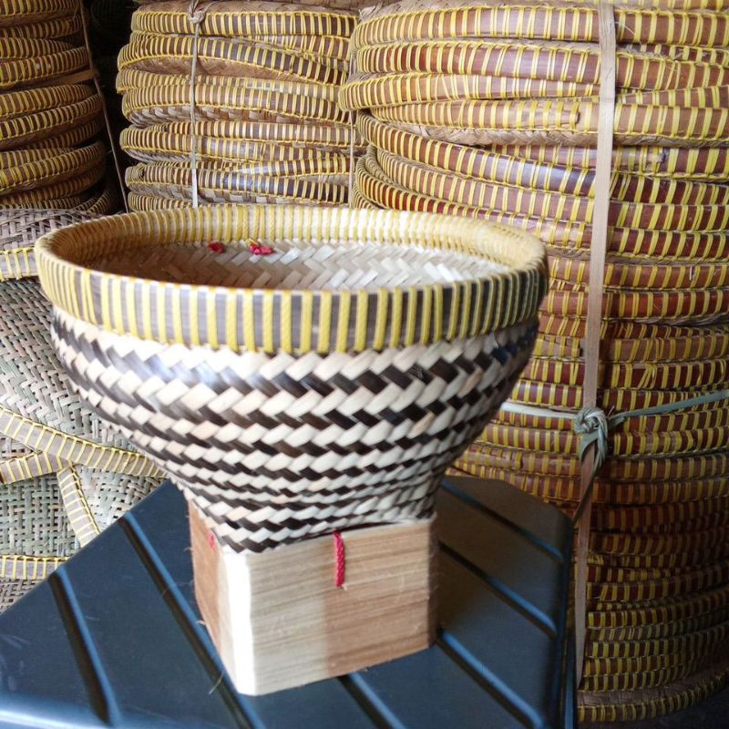 Jual bakul bambu Unyil anyaman diameter 20cm tinggi18 cm | Shopee Indonesia