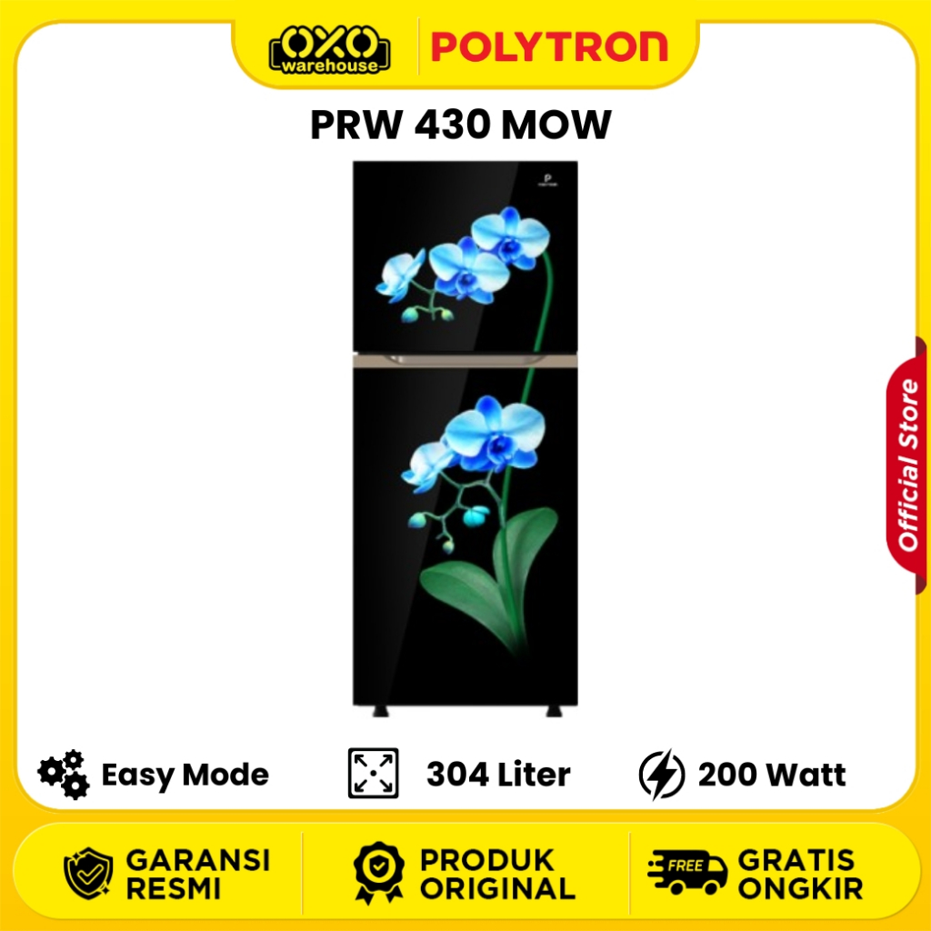 Jual Polytron Kulkas 2 Pintu 300 Liter Easy Mode Hemat Daya PRM 430 Mow ...