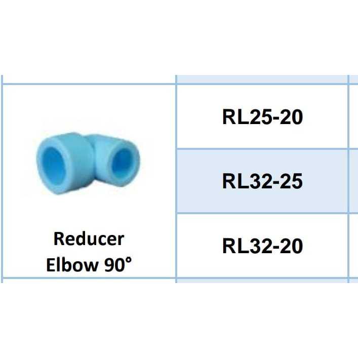 Jual Elite Pipe Reducer Elbow RL 25x20 | Shopee Indonesia