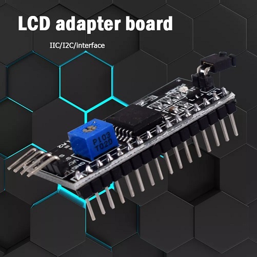 Jual I2C Serial Interface Backpack Board Arduino For 1602 LCD Display ...