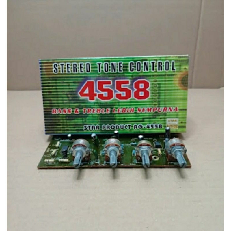 Jual KIT TONE CONTROL STEREO JRC4558 JRC 4558 4 POTENSIO STAR PRODUCT ...