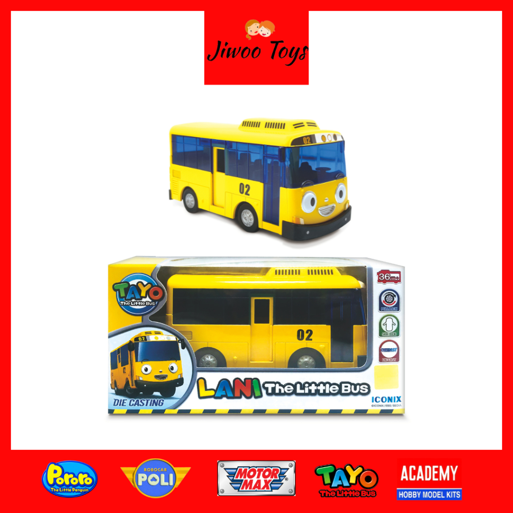 Jual Iconix Tayo The Little Bus Lani Pullback TYX-11702/Mainan Bus Tayo ...
