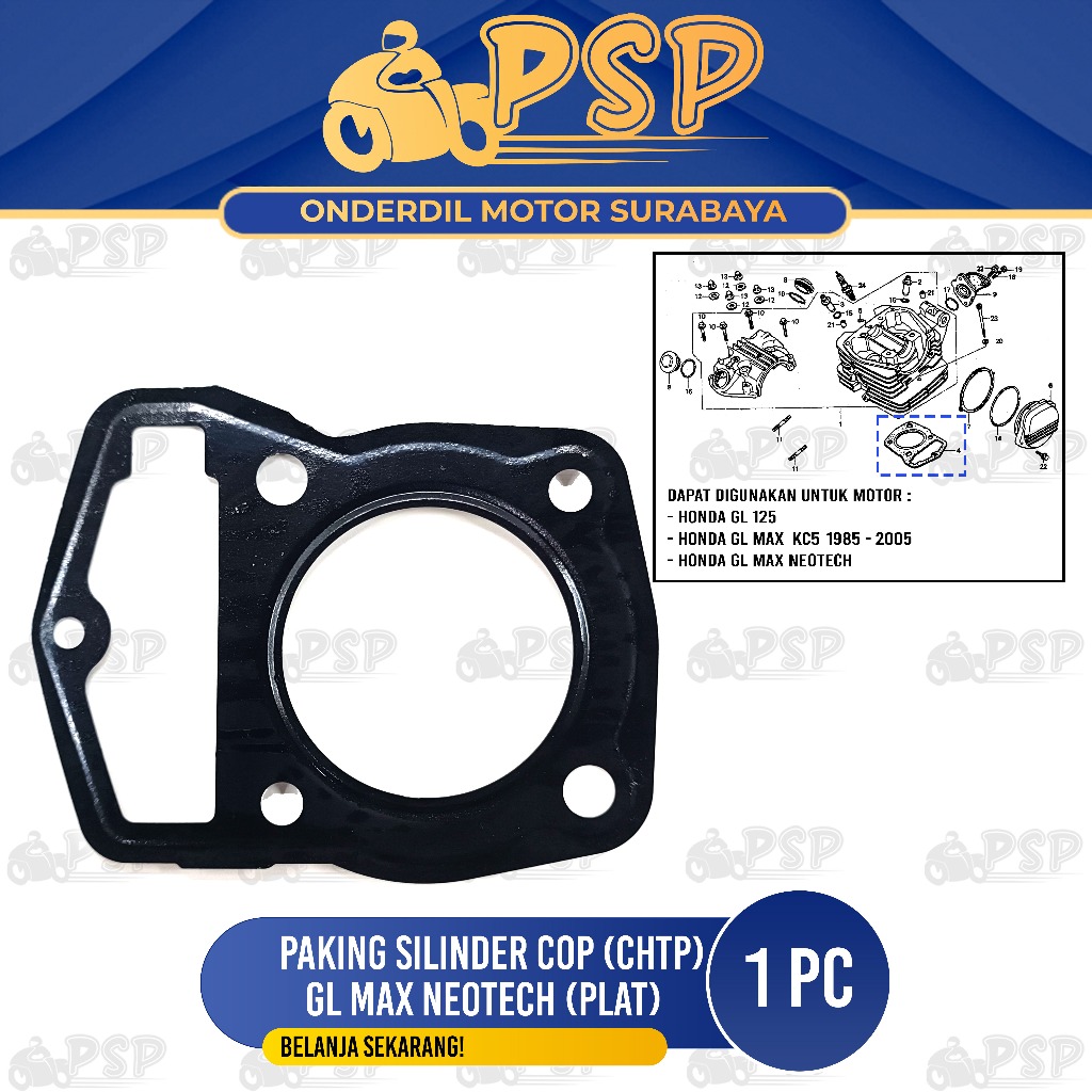 Jual Paking Silinder Cop CHTP GL Max Neotech - Gasket Packing Peking ...