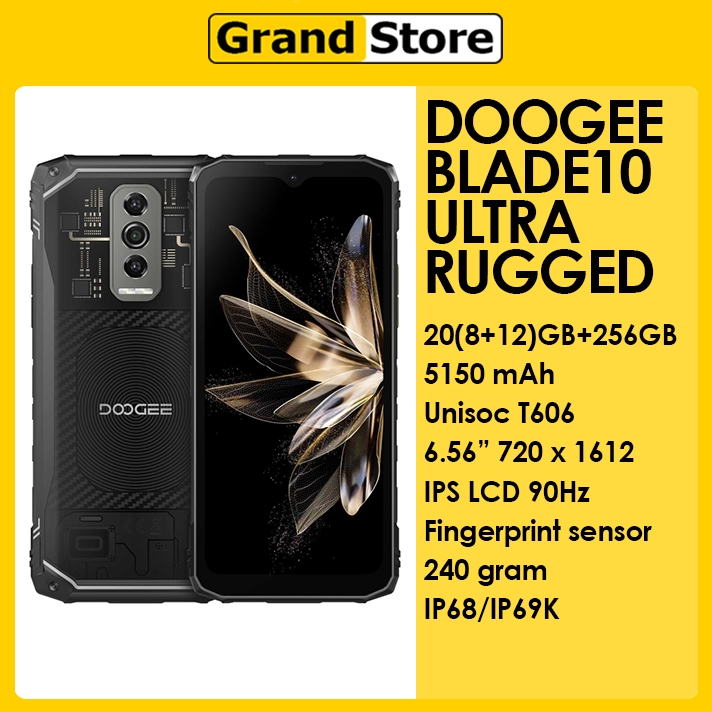 Jual DOOGEE BLADE10 ULTRA Android 14 RAM 20GB ( 8 + 12 ) + ROM 256GB ...