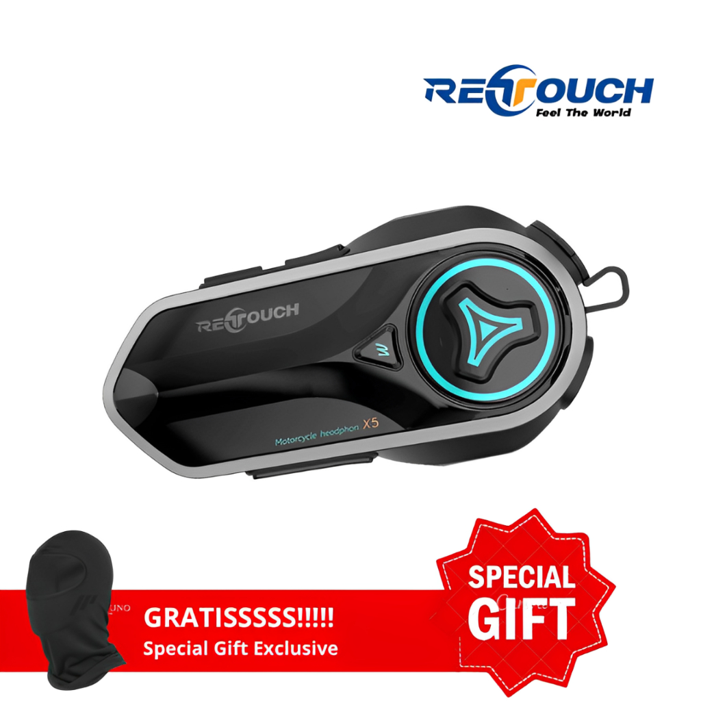 Jual Intercom Bluetooth Retouch X5 Bluetooth Helm Universal | Shopee ...