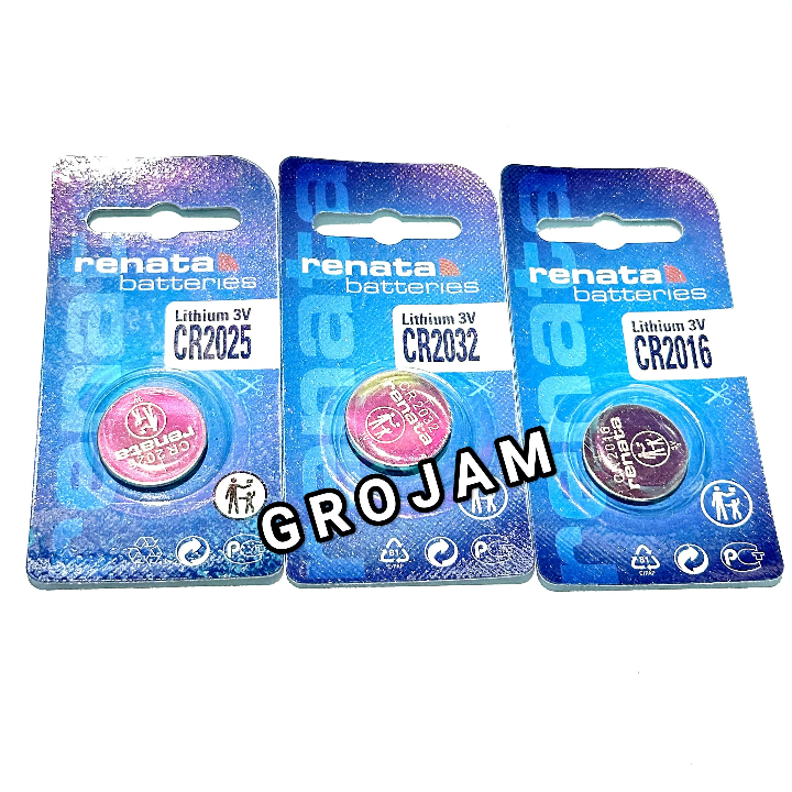 Jual Baterai Renata CR2016 Renata 2016 Renata 2025 Renata CR2025 Renata 2032 Renata CR2032 ...