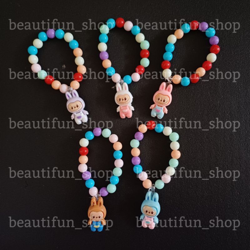 Jual Gelang labubu anak gelang mote labubu gelang mote anak karakter ...