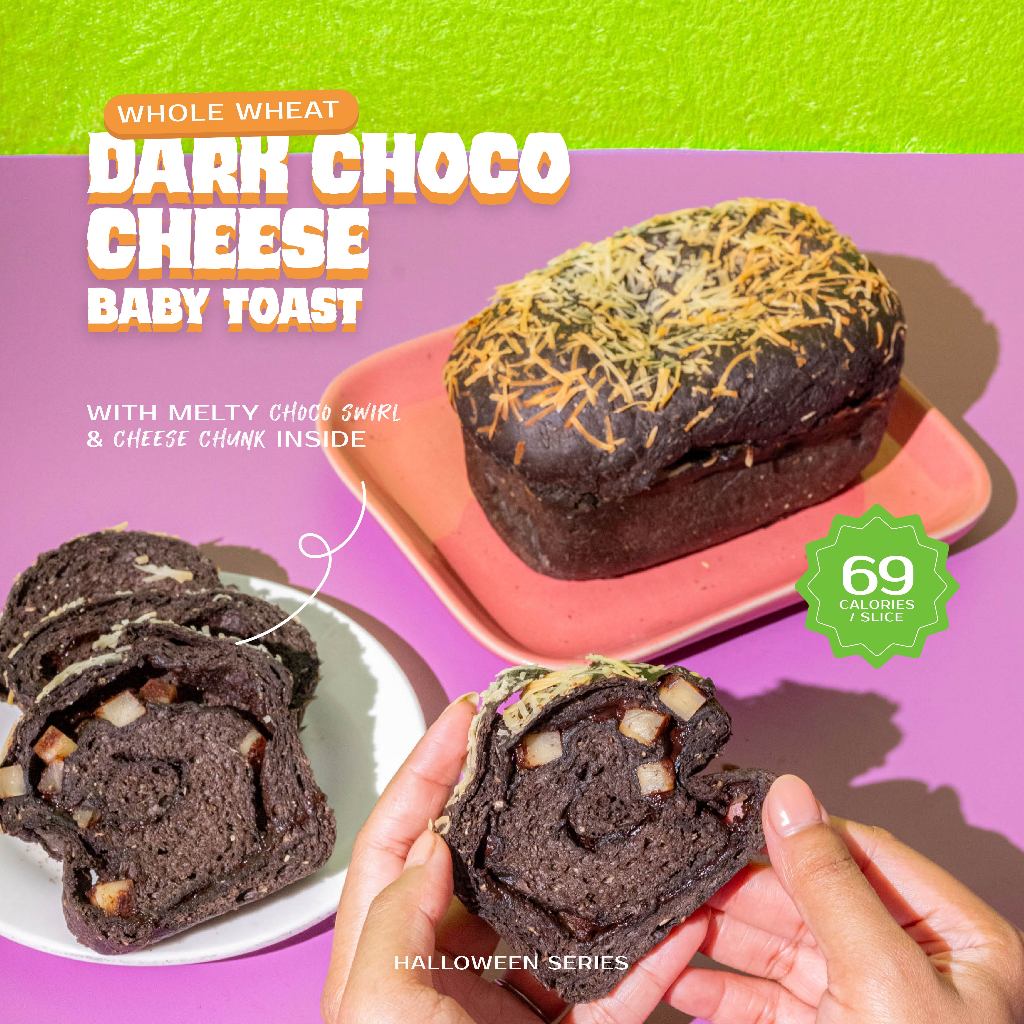 Jual Dark Choco Cheese Baby Toast (Whole Wheat) | Shopee Indonesia