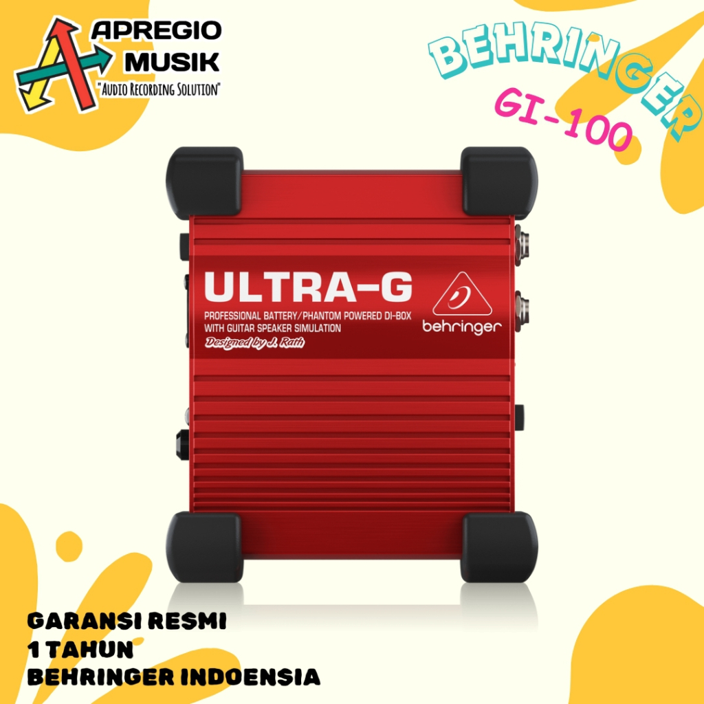 Jual DI BOX Behringer Ultra G GI100 GI 100 GI-100 ORIGINAL dibox gitar ...