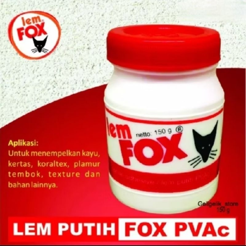 Jual Lem Fox PVAC 150 gram | Shopee Indonesia