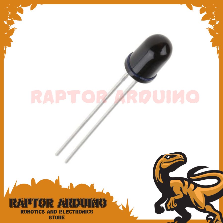 Jual photodioda 3mm LED Black Photodiode (Infrared Receiver Sensor ...