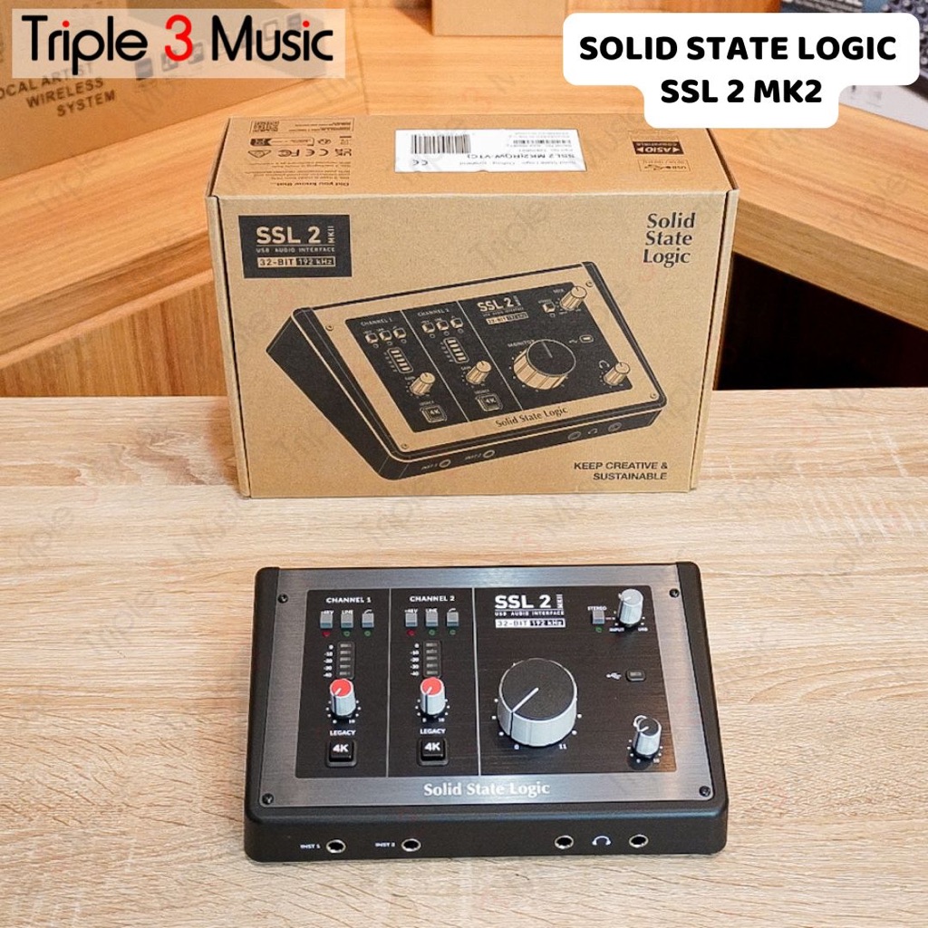 Jual Solid State Logic SSL2 SSL 2 mk2 mkII Audio interface 32 bit usb c 2x2 | Shopee Indonesia