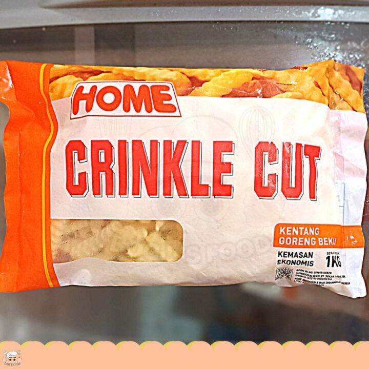 Jual [CRINKLE 1 KG] KENTANG HOME CRINKLE CUT KEMASAN 1 KG KENTANG GORENG 1KG | Shopee Indonesia