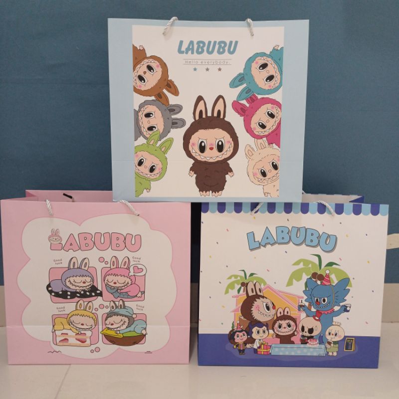 Jual Paperbag tas kado BESAR LABUBU | Shopee Indonesia