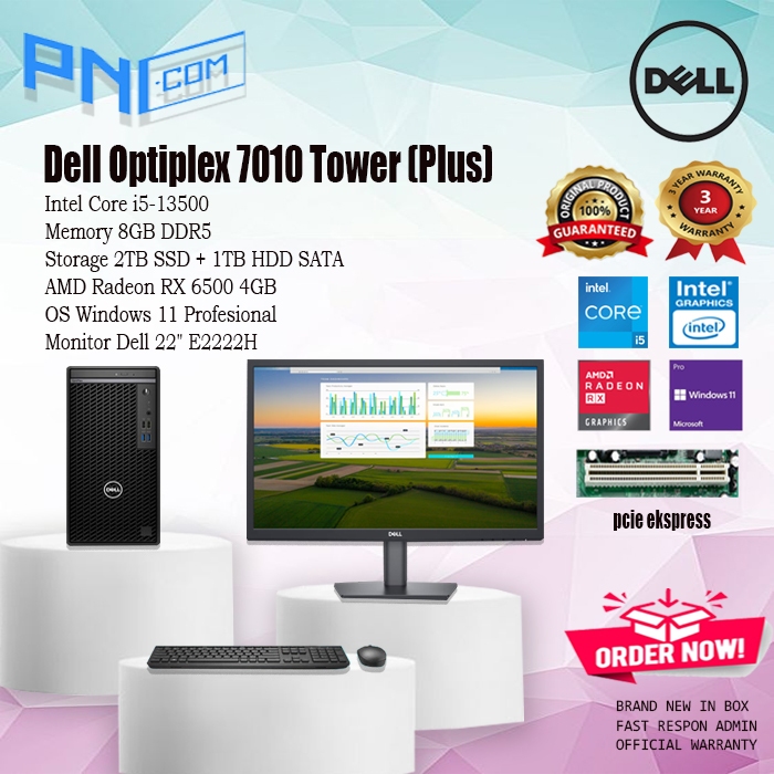 Jual Dell Optiplex 7010 MT Tower Plus i5-13500 8GB 2TBSSD + 1TB HDD ...