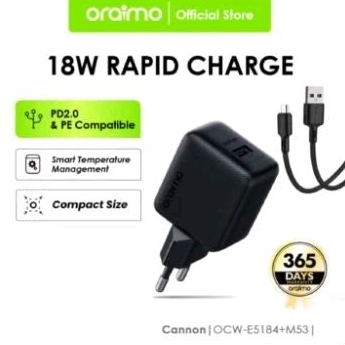 Jual ORAIMO OCW-5184E+M53 CANNON 18S 18W RAPID CHARGE WITH FAST ...