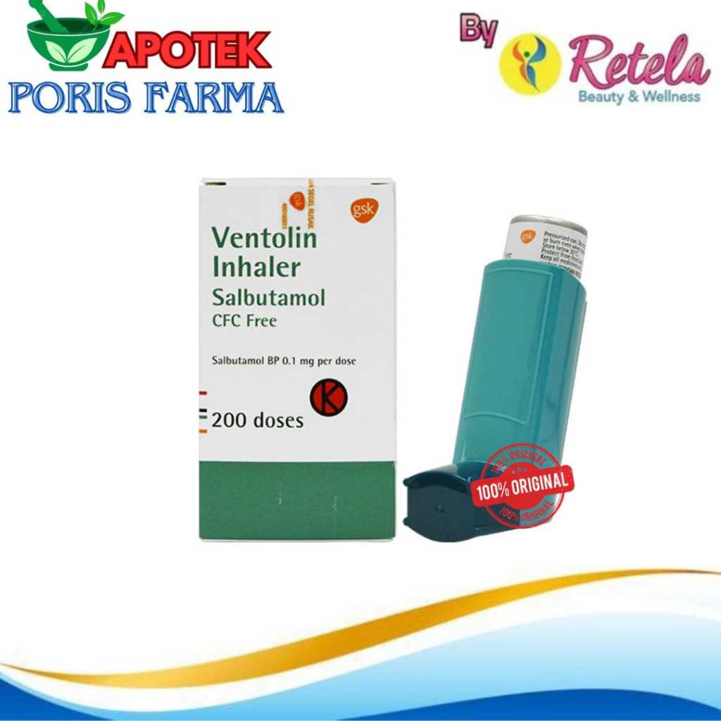 Jual Ventolin Inhaler 100 Mcg 200 Dosis | Shopee Indonesia