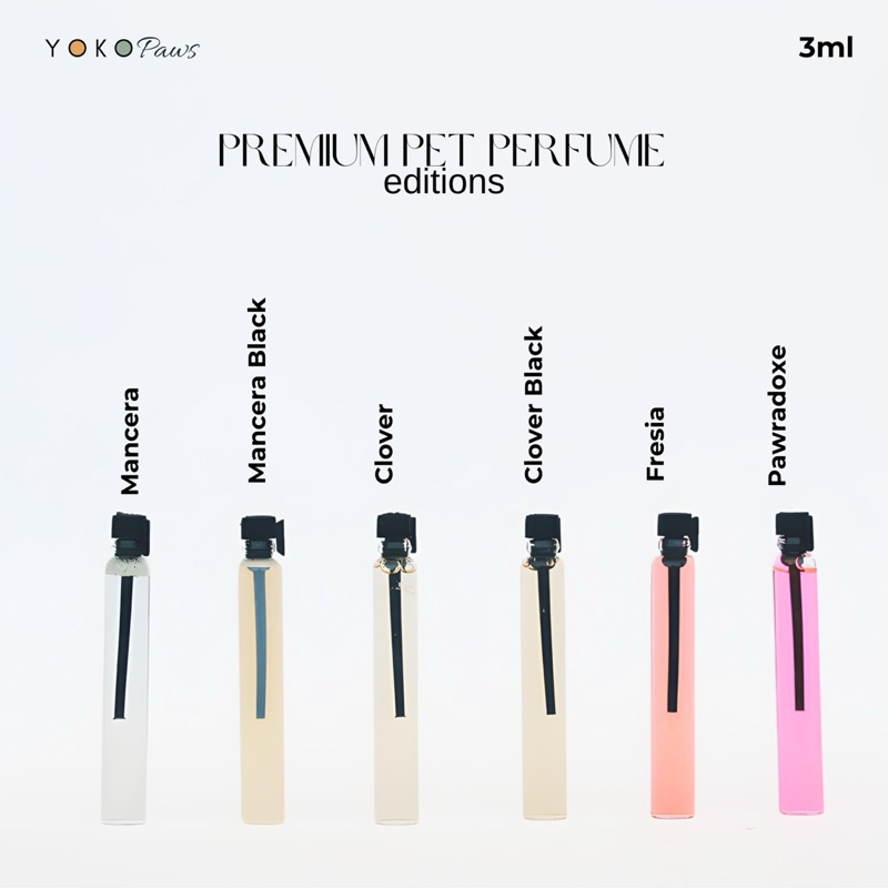 Jual Yoko Paws Premium Pawfume 3ML (FOR PETS) COCO PAWNEL, TWILLY ...