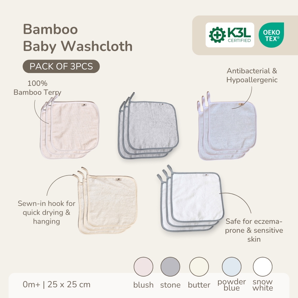 Jual PETIT BEARY - Bamboo Baby Washcloth/Waslap Bayi Sapu Tangan ...