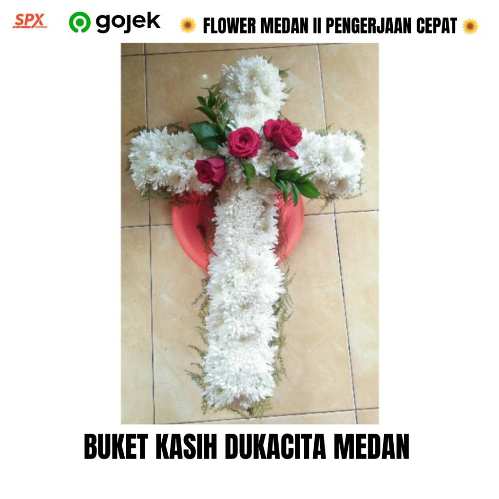 Jual FLOWER MEDAN jual bunga dukacita medan bunga salib | Shopee Indonesia