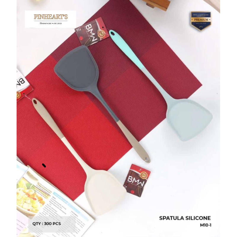 Jual SPATULA GORENG CENTONG SENDOK SUP SILIKON SENYAWA SODET SENDOK SUP ...