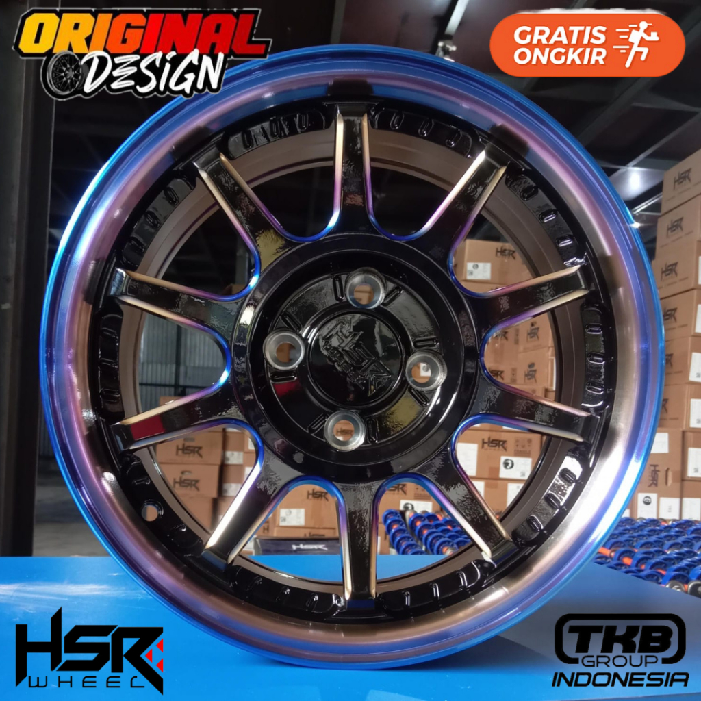 Jual Veleg Mobil ring 15 rainbow terbaru untuk brio, calya, agya, sigra, ayla dll VELG HSR ...