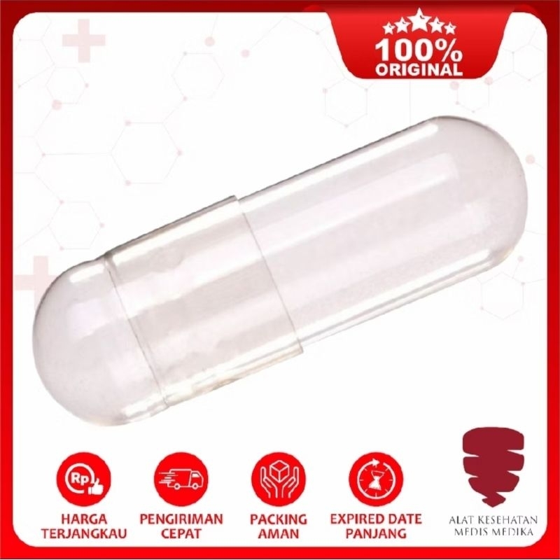 Jual cangkang kapsul bening ukuran 0 isi 500butir kapsul kosong bening terbuat dari gelatin sapi ...