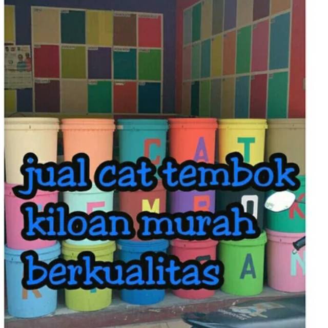Jual Cat tembok kiloan kualitas super 1kg | Shopee Indonesia