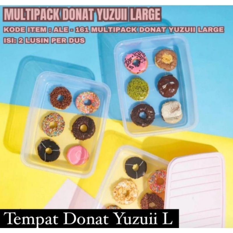 Jual Tempat Donat Yuzuii / Multipack Donat Yuzuii / Wadah Donat Yuzui ...